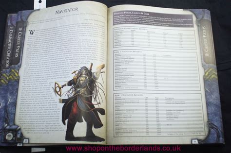 rogue trader core rulebook hardback roleplaying game the shop on the