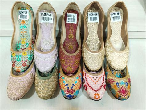 Traditional Moj Vol 13 Embroidery Women Juti Wholesale