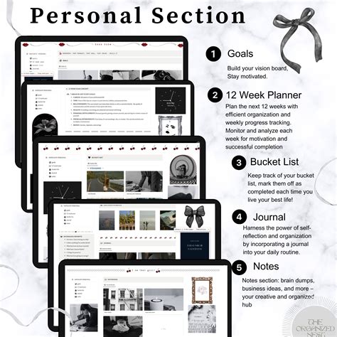 Notion Template That Girl Notion Planner Notion Life Planner Aesthetic Notion Ultimate Notion