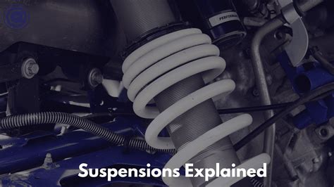 navigating the world of car suspensions explained in details