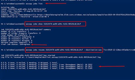 azcopy sincronizando dados com sua azure storage account