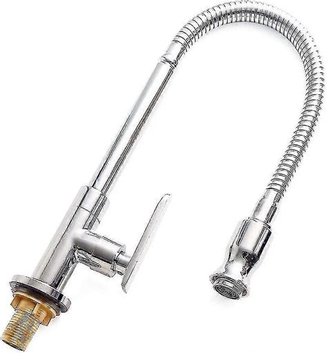 ברז כיור מטבח חיצוני 360and ברז מטבח צוואר גמיש חדר כביסה בר ברז גינה ברז חיצוני Nc Fruugo Il