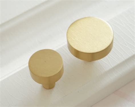 Nordic Simple Brass Knobs Cabinet Knobs Creative Brass Etsy