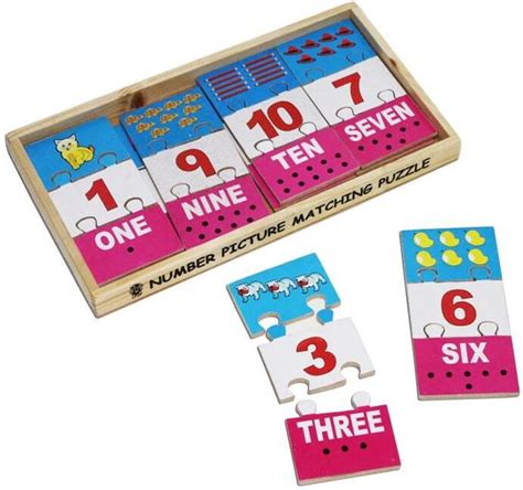 Number Picture Matching Puzzle Strips Age Group 2 4 Yrs At Rs 525 In Imt Manesar
