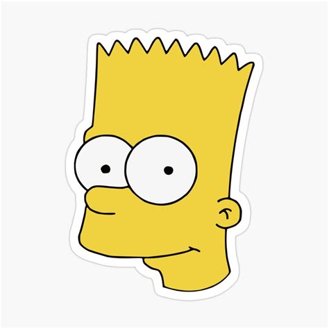 Bart Simpson Rock Sticker Artofit