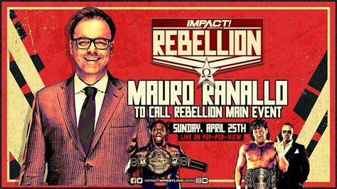 Mauro Ranallo Says His Impact Rebellion Appearance Reignited His Love