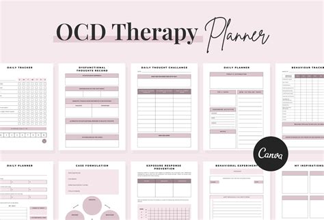 Ocd Therapy Planner Canva Template For Coaches Ladystrategist Shop