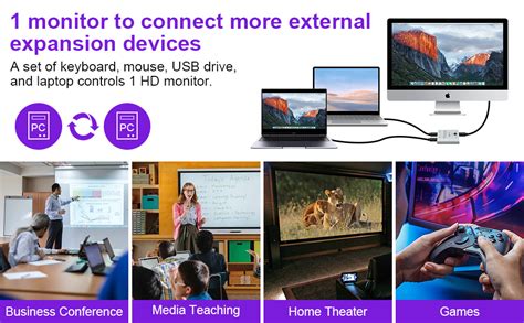 Bi Directional 8k Usb C Switcher Usb C Switch 2 In 1 Out 1 In 2 Out