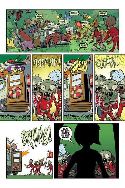 Read Online Plants Vs Zombies Timepocalypse Comic Issue 4