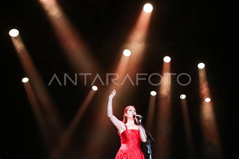 Penampilan Laufey Di Special Show BNI Java Jazz 2024 ANTARA Foto