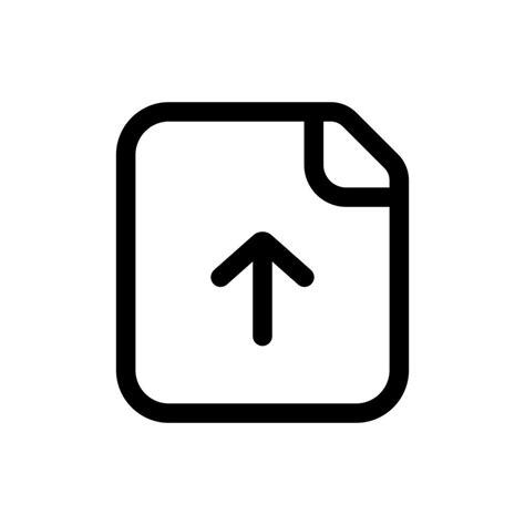Simple Upload File Icon The Icon Can Be Used For Websites Print