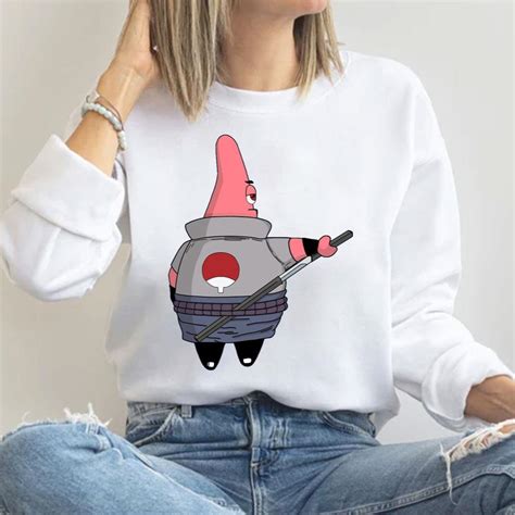 Patrick Uchiha Naruto Spongebob 10 Apparel