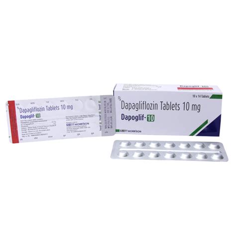 Dapagliflozin 10mg Tablet Manufacturer Supplier And Franchise