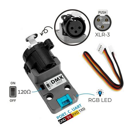 Dmx Communication Module With Isolated Rs485 Transceiver Unit