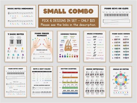 Music Note And Rest Value Cheat Sheet Poster Notes Rests Etsy Australia
