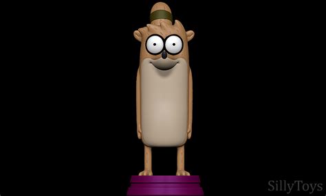 🦝 Rigby Regular Show・ 3d File For ・cults