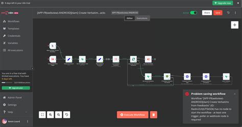 Bug No Node To Start The Workflow Questions N N Community