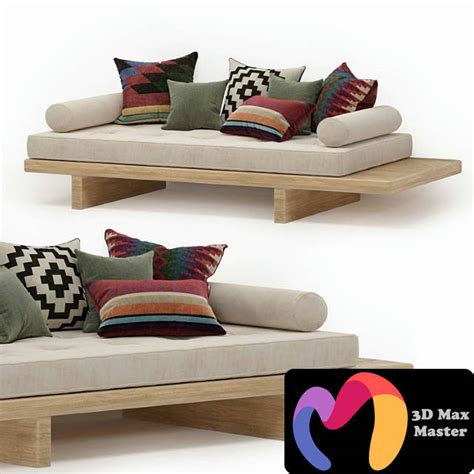 Wooden Divan 3dmaxter
