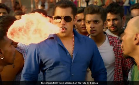 Salman Khans Dabangg 3 Song Hud Hud Dabangg Fire Breathing Chulbul