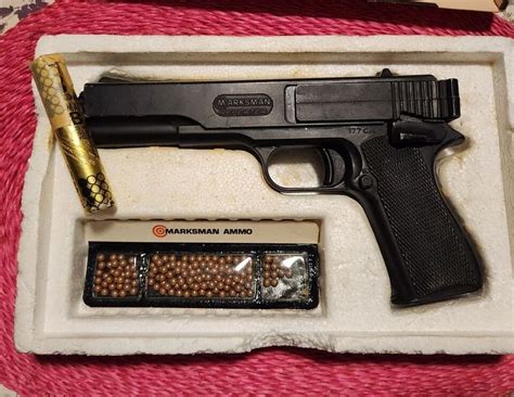 Marksman Bb Repeater Pellet Dart Pistol Rare Vintage Early In Original