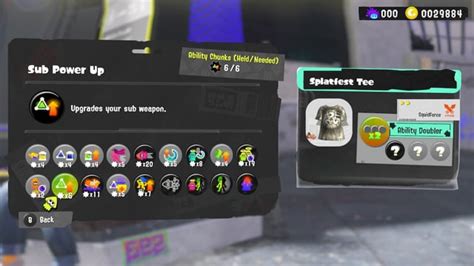 Ability Doubler Can Be Swapped With 6 Chunks R Splatoon