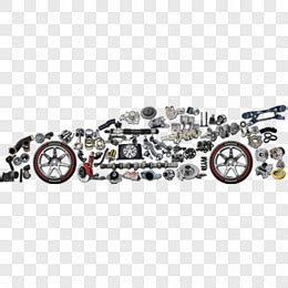 配件组成的汽车装饰图案png图片 来自 Png搜索网 免费免扣png素材下载！