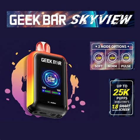 Geek Bar Skyview K Disposable Vape Puffs Sour Apple Ice Element Vape