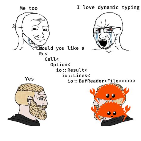 rust programmers are clearly superior 💪💪💪💪💪💪💪💪💪😎 r rustjerk