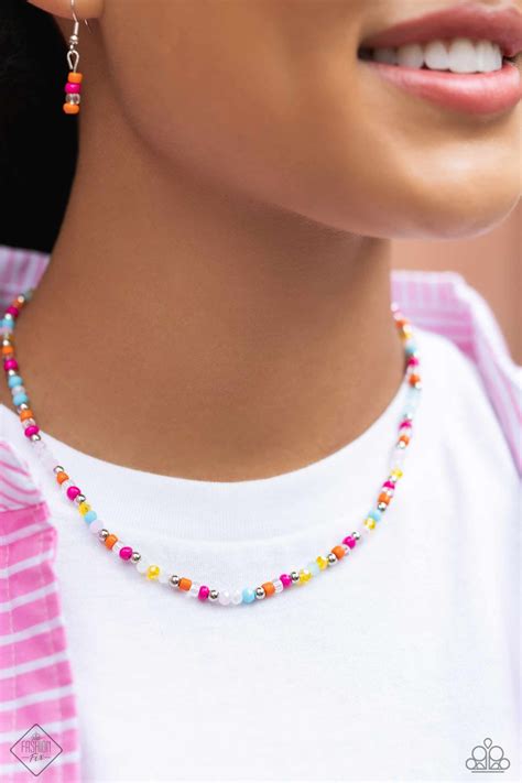 Paparazzi Carnival Confidence Multi Necklace ~ Blingamore