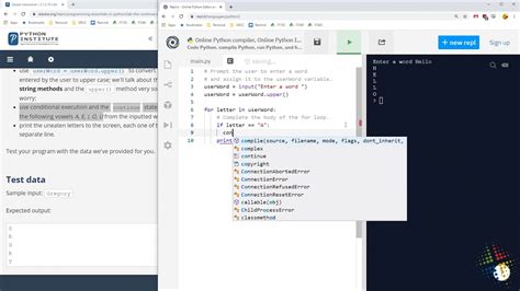 Python Institute Lab 31210 Youtube