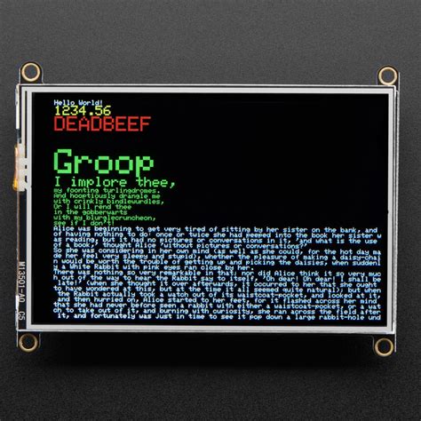 Adafruit Tft Featherwing 35 480x320 Touchscreen For Feathers Pimoroni