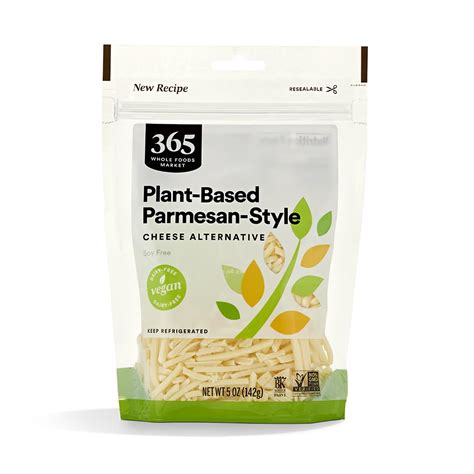 365 By Whole Foods Market Non Dairy Parmesan Style Cheese