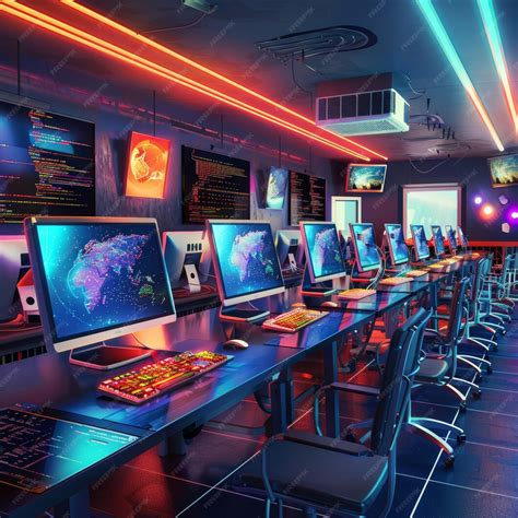 Premium Photo Elementary School Computer Classroom Coding For