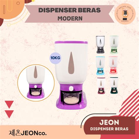 Jual Dispenser Beras New Modern Food Grade Tempat Penyimpanan Makanan