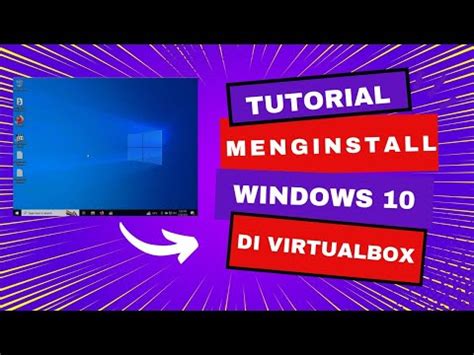 Tutorial Cara Install Windows Di Virtualbox YouTube