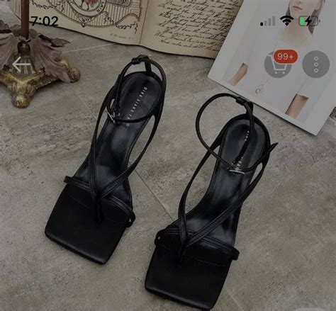 White Roman Stilletos Ankle Strap On Carousell