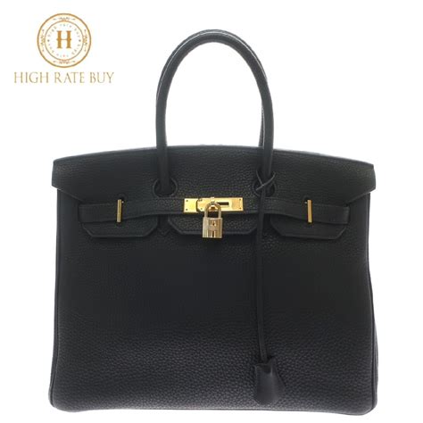 【やや傷や汚れあり】1円スタート Hermes エルメス バーキン 35 G刻 2003年 トゴ ブラック ノワール 黒 ハンドバッグ