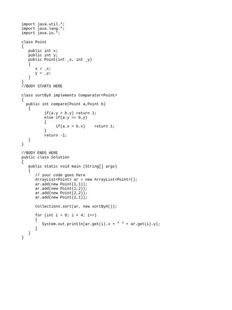 Oop Comparator Interface Pdf