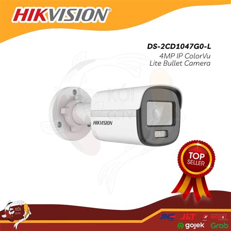 Jual Hikvision Ds 2cd1047g0 L 4 Mp Colorvu Fixed Bullet Network Camera