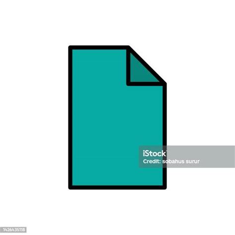 문서 선형 색상 아이콘입니다 아이콘은 응용 프로그램 아이콘 웹 아이콘 인포 그래픽에 사용할 수 있습니다 편집 가능한 스트로크 디자인 템플릿 벡터 개념에 대한 스톡 벡터 아트