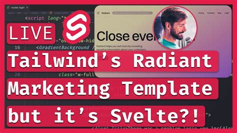 Tailwinds Radiant But Its Svelte Lets Redo Tailwinduis New