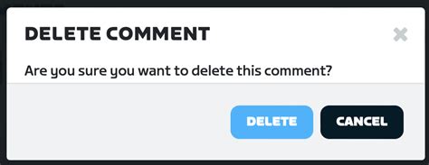 Delete Comment Button Does Nothing On Website Bugs And Support