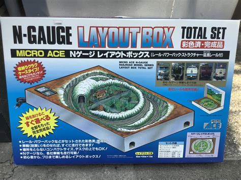 【全体的に状態が悪い】外箱カビあり 動作未確認 Micro Ace マイクロエース Nゲージ レイアウトボックス N Gauge Layout