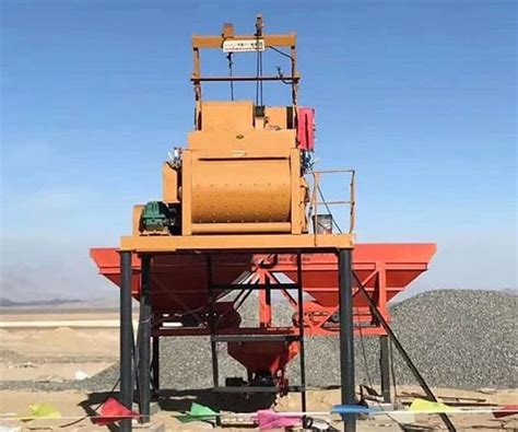 Batching Plant Mixer Js1000 Concrete Mixer Js Twin Shaft Concrete Mixer