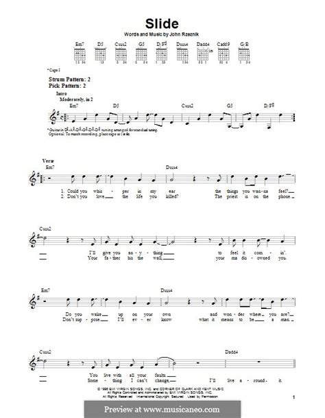 Slide Goo Goo Dolls Von J Rzeznik Noten Auf MusicaNeo