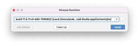 Android Studio Target JRE Version Does Not Match Project JDK Version Stack Overflow