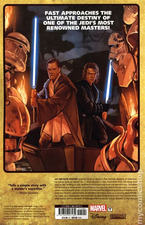 Star Wars Obi Wan Kenobi A Jedi S Purpose Tpb Marvel Comic Books