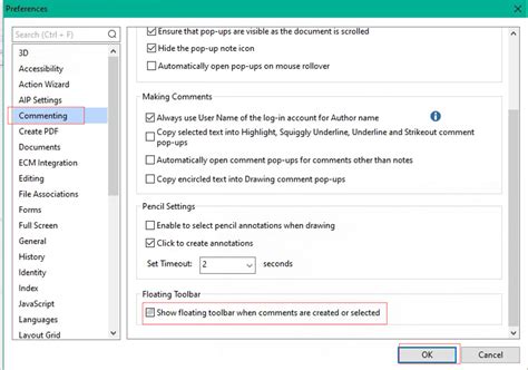 How To Disable The Mini Toolbar After An Annotation Is Created Or Selected