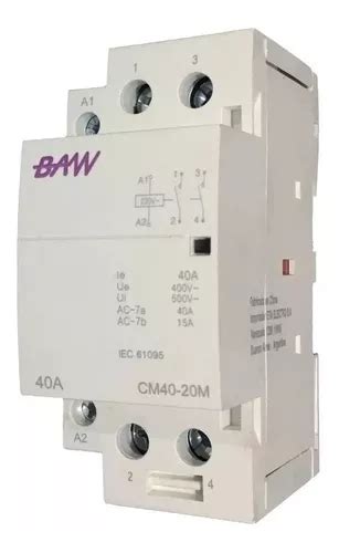 Contactor Modular Bipolar A Baw Cm M Na Bobina V