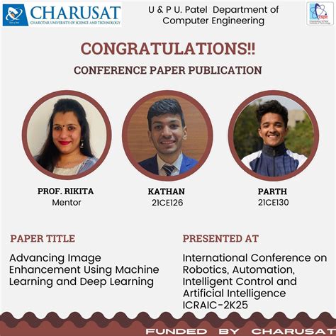 Ce Cspit On Linkedin Cspitce Cspit Charusat Studentsuccess